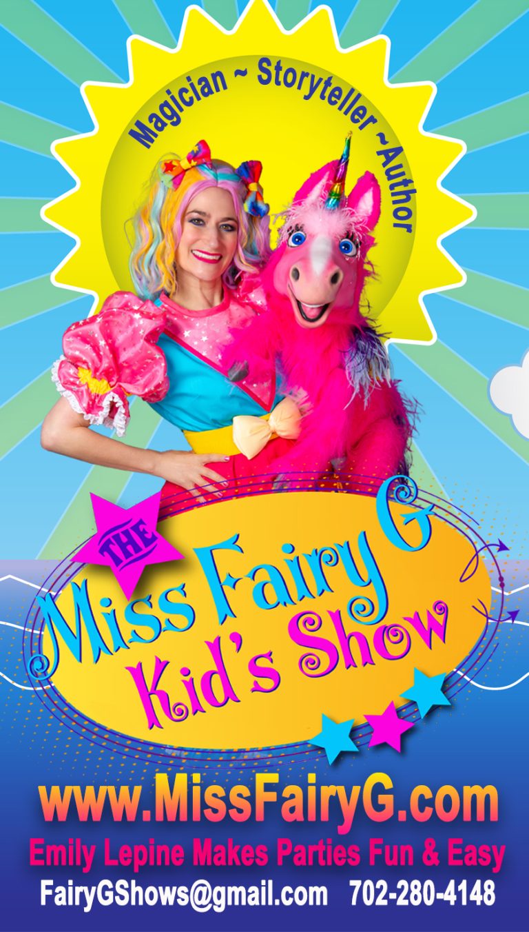 Bring Miss Fairy G to Your Party in Las Vegas - Miss Fairy G